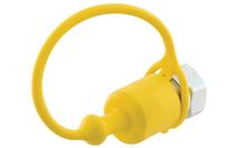 Faster Dust Cap Yellow PVC Fits 1/2'' Male Coupling TF12G