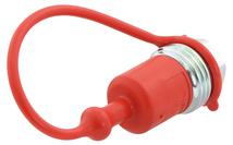 Faster Dust Cap Red PVC Fits 1/2'' Male Coupling TF12R