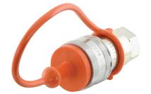 Faster Dust Cap Orange PVC Fits 1/2'' Female Coupling TM12LA