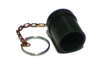 Parker Dust Cap Black Rubber Fits 1'' Female Coupling
