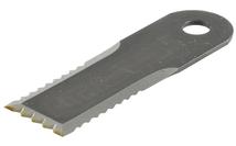 Straw Chopper Blade - Serrated, 173 x 50 x 4mm (Hole Ø: 18mm)