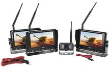 Wireless Digital Vehicle Camera System x 3 7'' Monitor, x 1 CMOS Camera ...