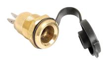 Jack Plug Socket with Cap (metal)