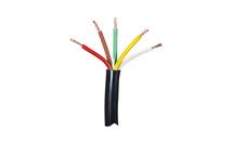 Electrical Cable - 5 Core, 0.75mm² Cable, Black (Length: 50M)