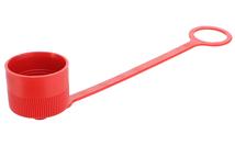 Stauff Dust Cap Red PVC Fits 1/2'' Male Coupling HS10-0-RT001