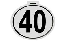 Speed Limit Sign 40Km/h