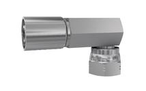 Parker BSP 60° Hose Insert 3/8'' x 3/8'' - 19TPI Female 90° Compact Swivel