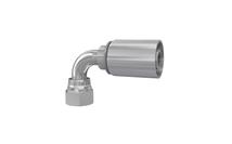 Parker JIC 37° Hose Insert 1/4'' x 1/2'' - 20TPI Female 90° Swept Swivel