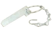 Flat Cotter Pin with Chain