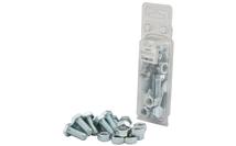 Bolt, M12x30mm (DIN 933, DIN 934) Trækstyrke: 8.8.