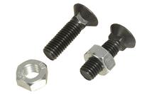 Round Countersunk Square Hex Bolt & Nut (TFCC) - M10 x 35mm, Tensile ...