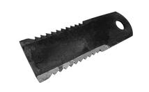 Straw Chopper Blade - Serrated, 173 x 50 x 4mm (Hole Ø: 18.5mm)