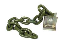 Flail Chain Assembly 1/2'' x 13 Link Replacement for Kidd