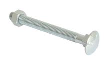 Metric Carriage Bolt and Nut, M12x120mm (DIN 601/934)